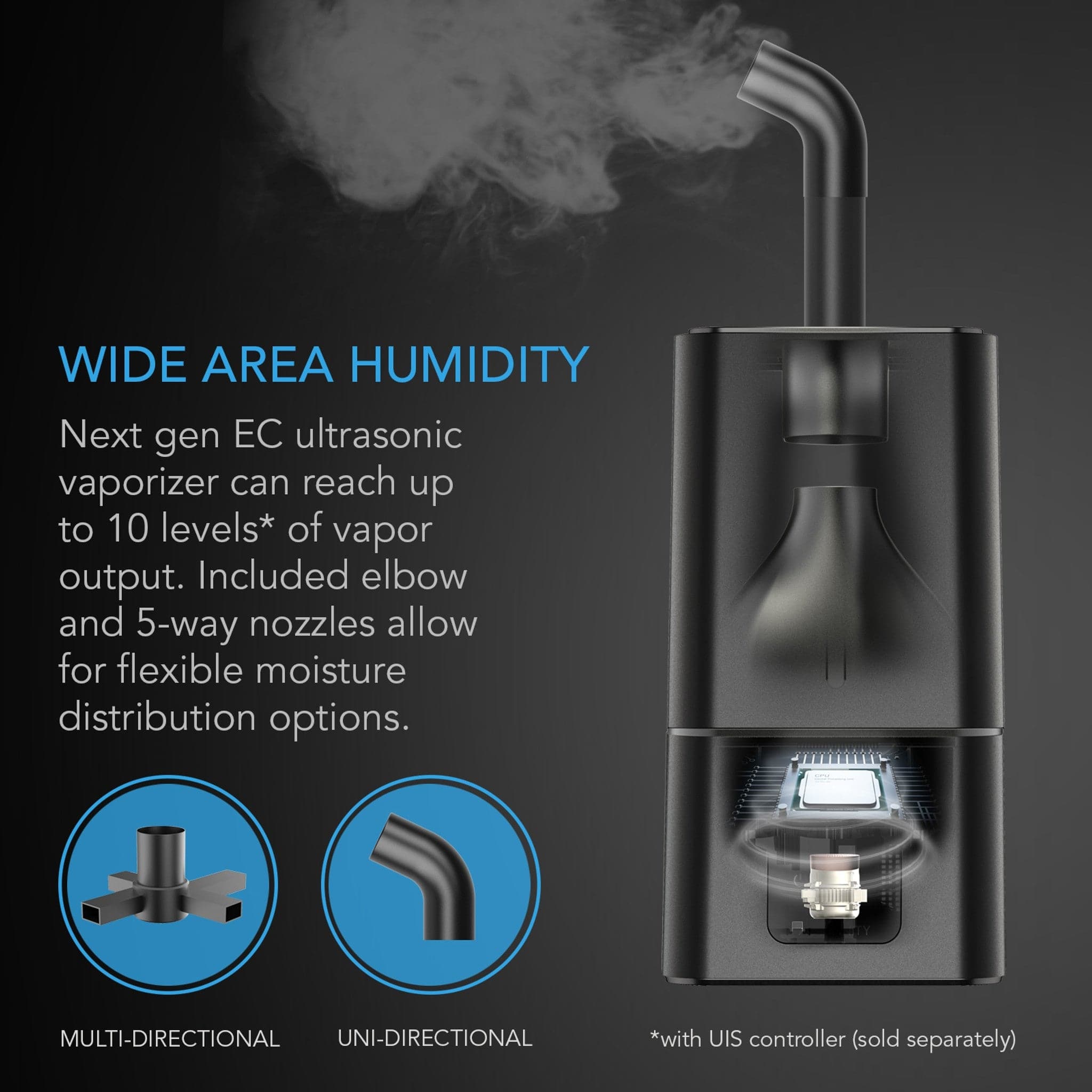 AC Infinity Cloudforge T7 Plant Humidifier, 15L